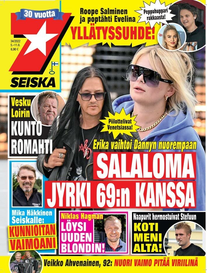 Eronneet Erika Vikman ja Jyrki 69 tekivät televisiohistoriaa – Dannykin ...