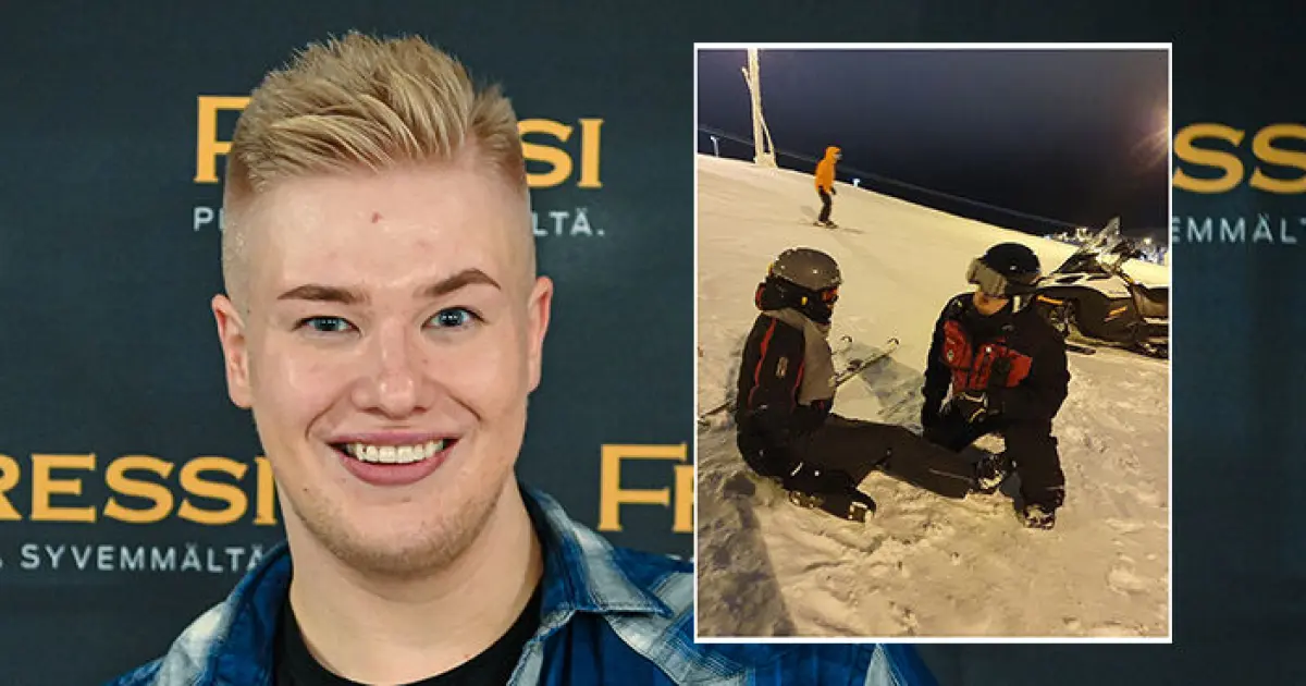 Selviytyjät-tähti Aarni Mikkola joutui ikävään rinnetapaturmaan ...