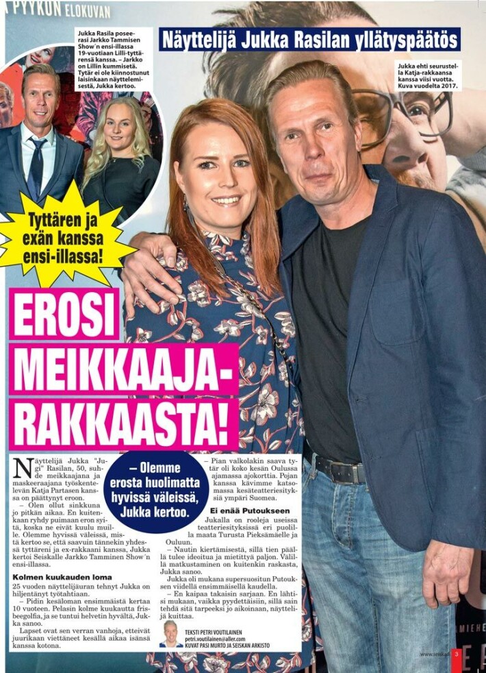 Vau, tässä on Jukka Rasilan uskomattoman kaunis kihlattu - harvinainen ...