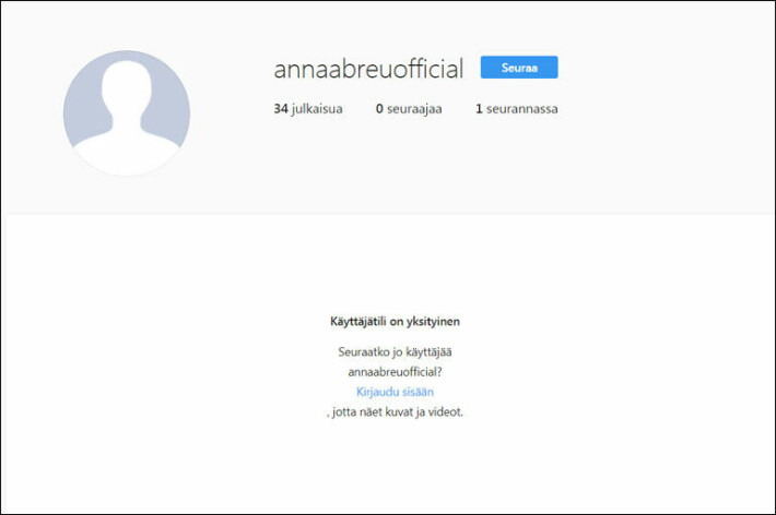 Oho, Anna Abreu vaihtoi artistinimensä - samalla vaihtui myös Instagram ...