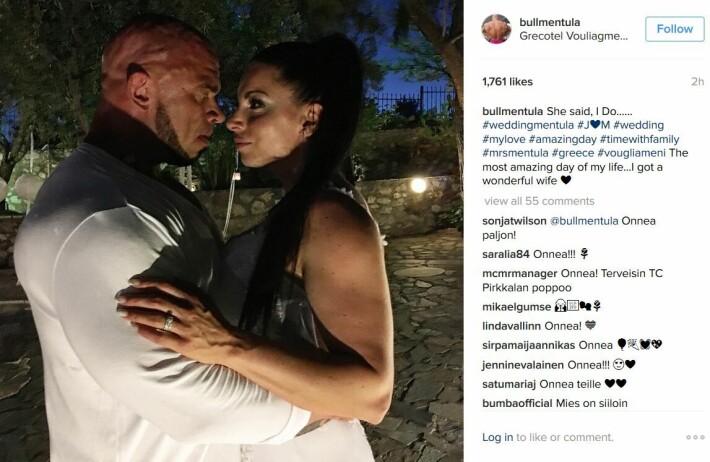 Bull Mentula ja Maru-rakas naimisiin - tunnelmallinen hääkuva!