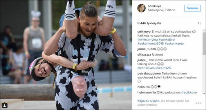 Tubettajatähti mukana Eukonkannossa: Kaikkea ne suomalaiset keksii!