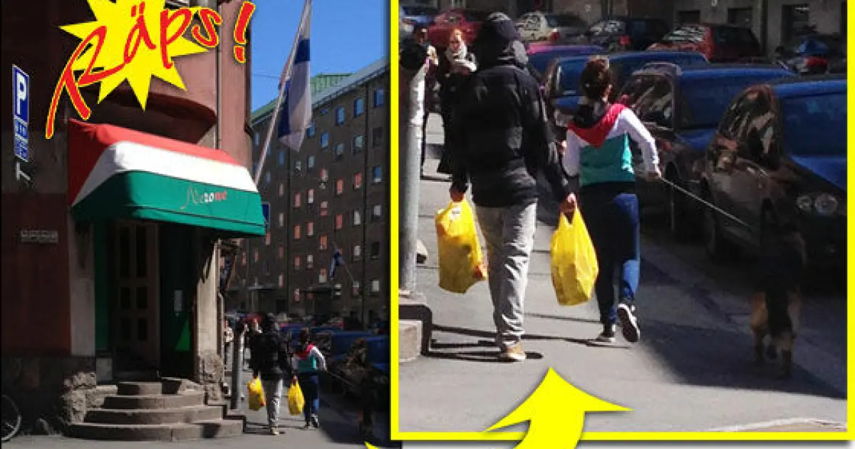 Anna Abreu ja Lauri-kulta naurattivat ohikulkijoita kadulla - katso kuva!