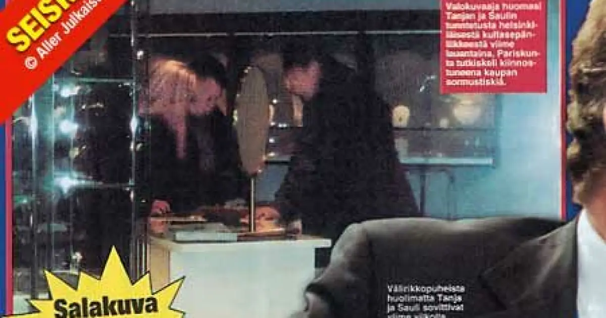 Tanja ja Sauli kihlaostoksilla!